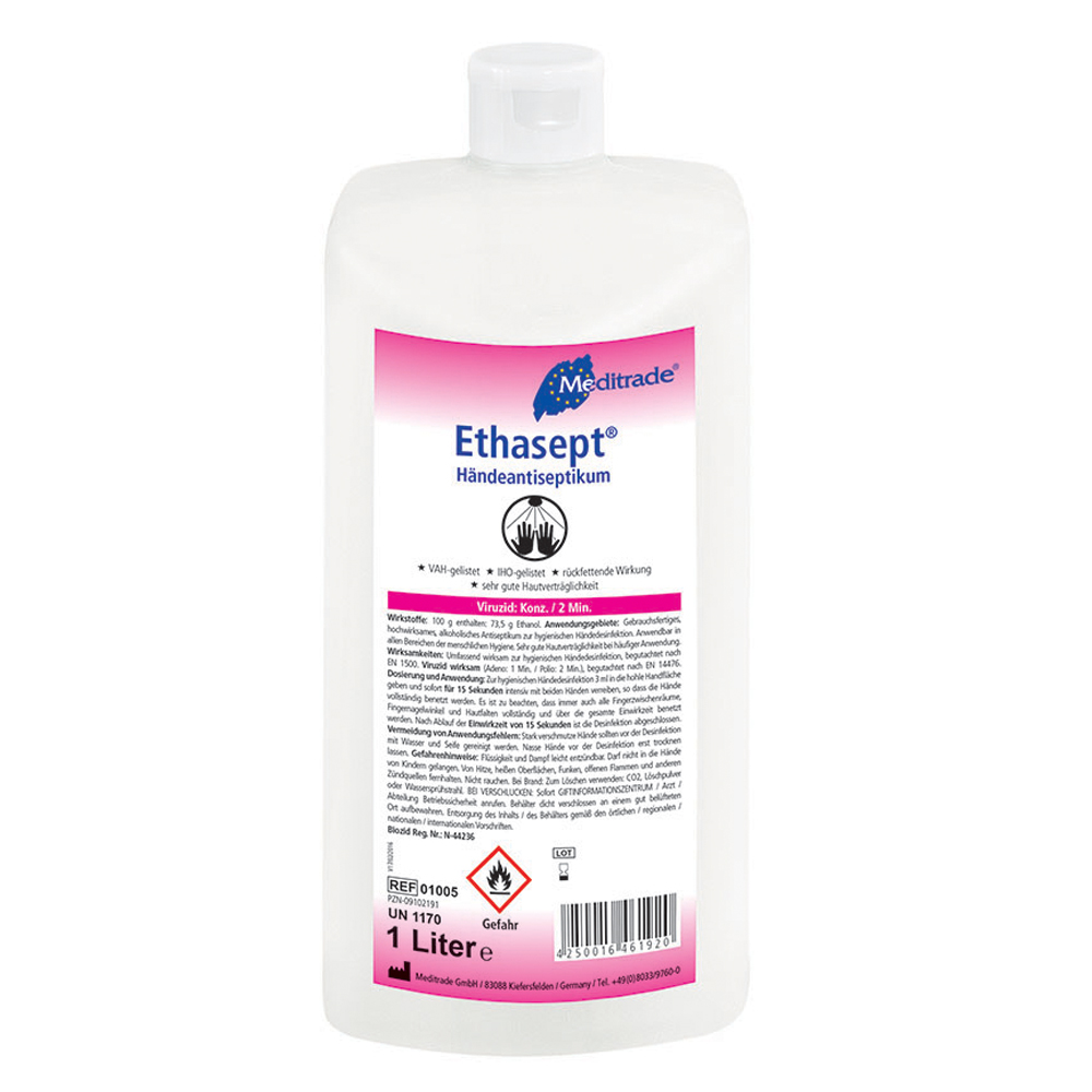 Meditrade® Ethasept® Händedesinfektion | Ethanol | VAH | rewa-shop.de ...