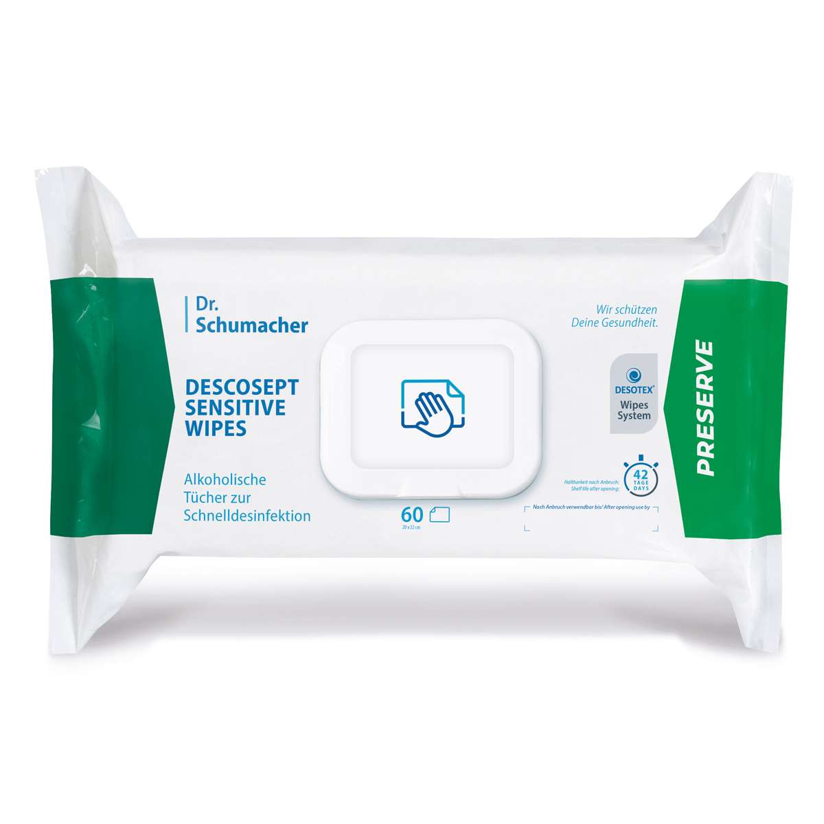 Dr. Schumacher Descosept® Sensitive Wipes im Flowpack | rewa-shop.de ...