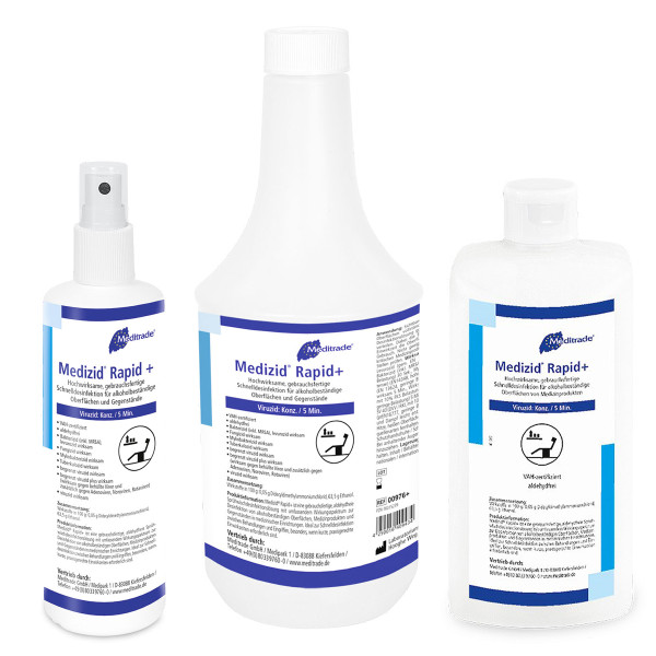 Meditrade Medizid® Rapid+ Flächendesinfektion | VAH-Liste | rewa-shop ...